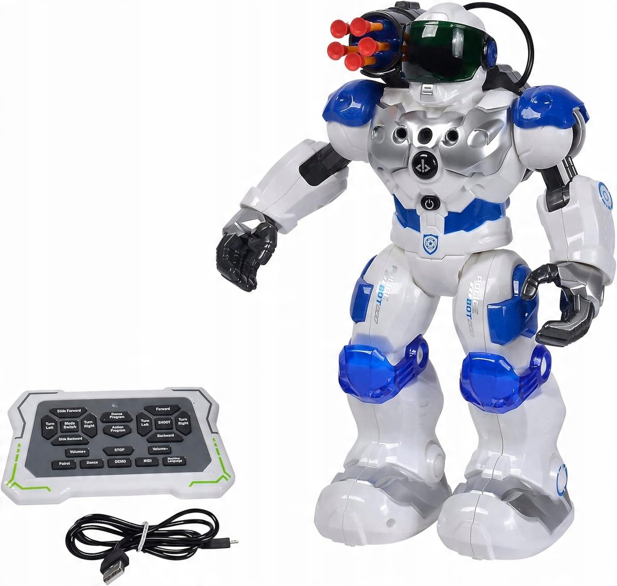 Simba 108042509 Police Robot Robot ze sterowaniem - Simba | Sklep EMPIK.COM