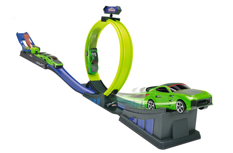 Simba, Klikcarz, tor z wyrzutnią do aut, zestaw - Simba | Sklep EMPIK.COM