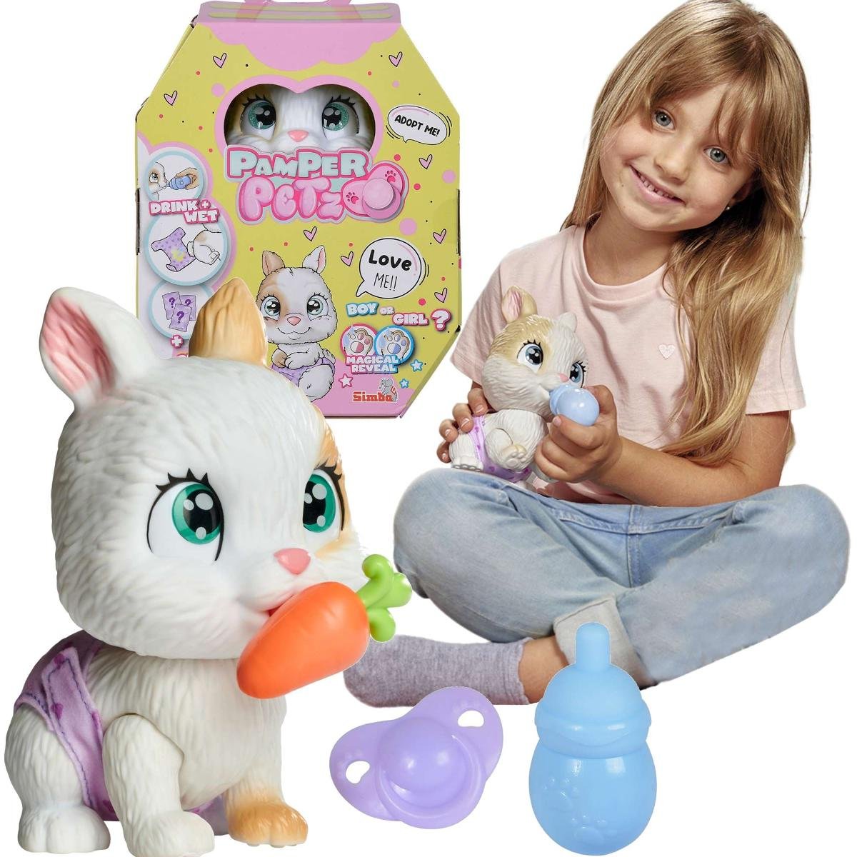 Simba Pamper Petz, figurka interaktywna, Królik - Simba | Sklep EMPIK.COM