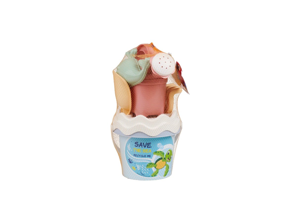 Simba Recycle Baby zestaw wiaderek (11 cm) – zabawka plażowa dla dzieci ...