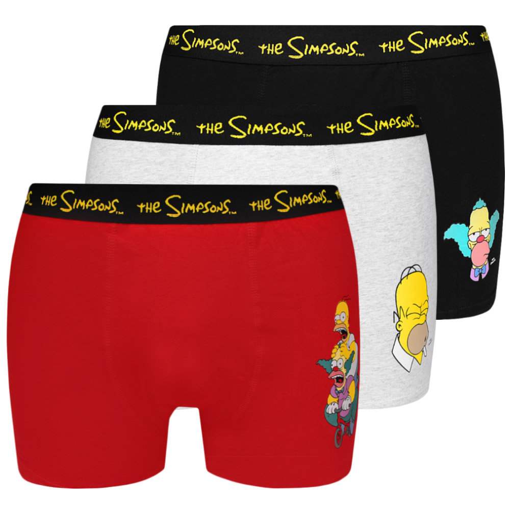 Simpsons Bokserki Męskie Bawełniane 3 Sztuki Xl - The Simpsons | Moda ...