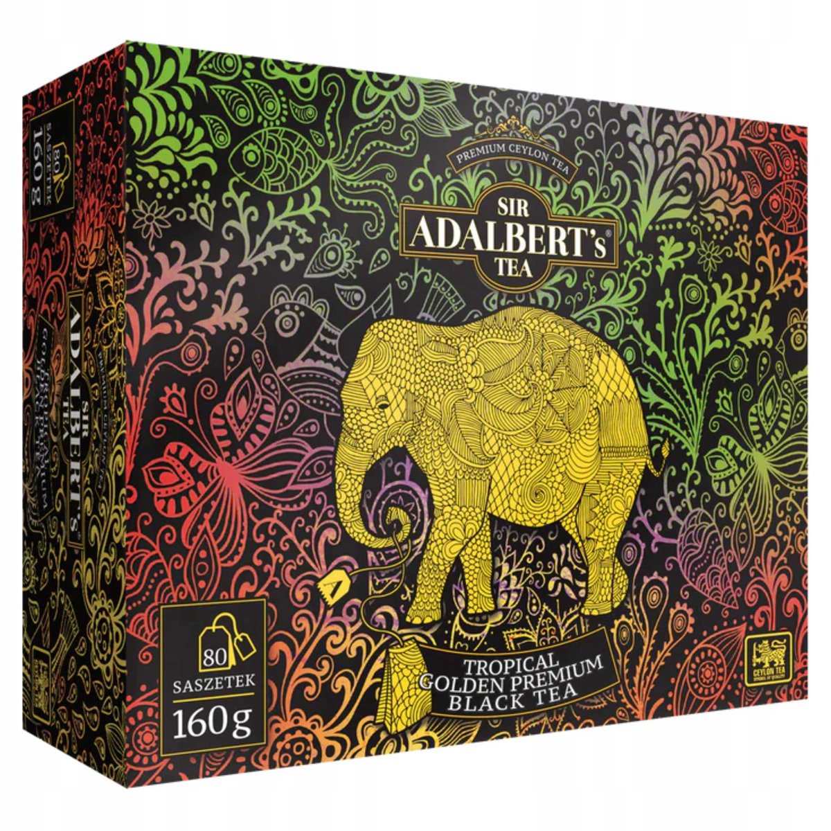 Sir Adalbert's Herbata Czarna Ekspresowa Tropical GOLDEN PREMIUM 80 ...
