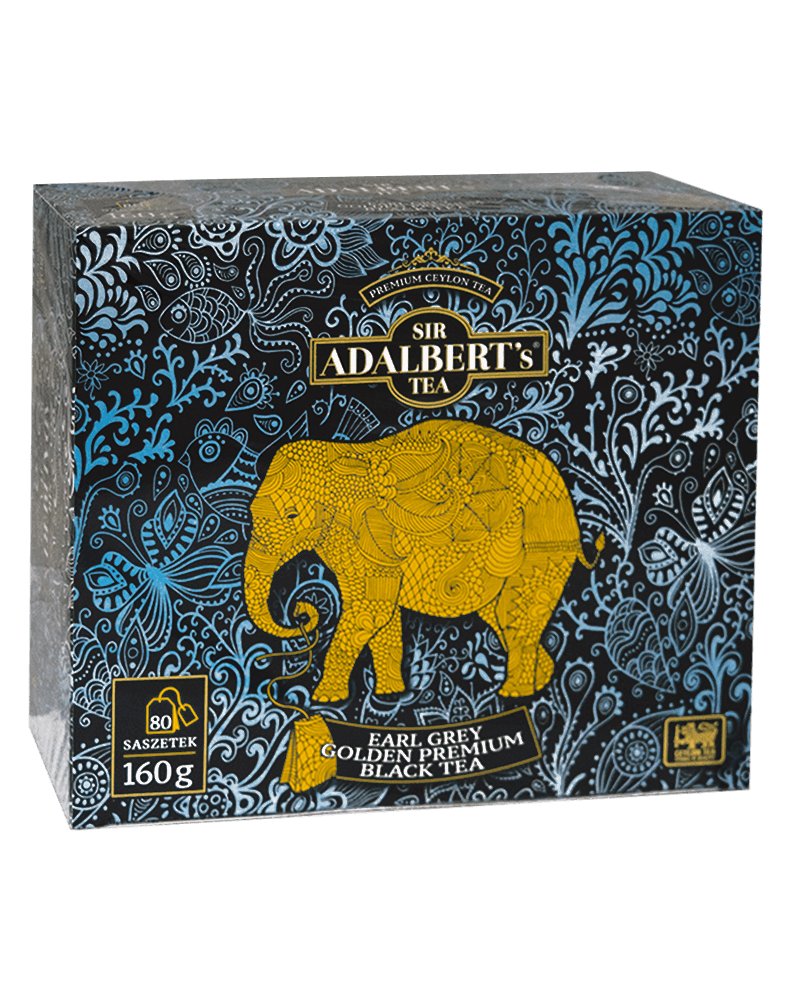 Sir Adalbert's Tea, herbata czarna Earl Grey Golden Premium, 80 ...
