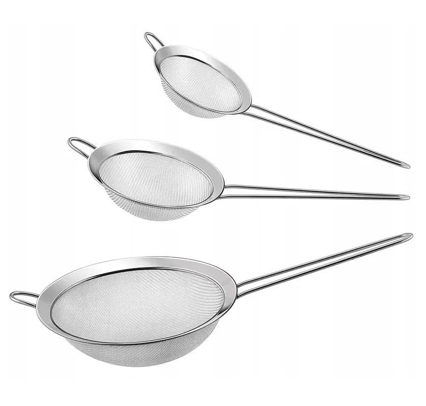 SITKA KUCHENNE ZESTAW SITEK SITKO STALOWE 3 SZT - HURTNET | Sklep EMPIK.COM