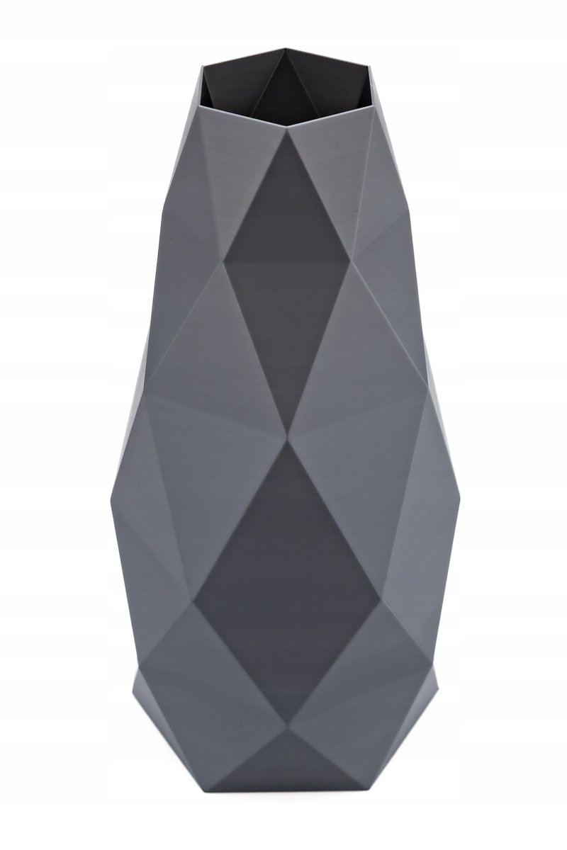 Skandynawski eko wazon na suche kwiaty LEGO, szary mat, 20cm, loft ...