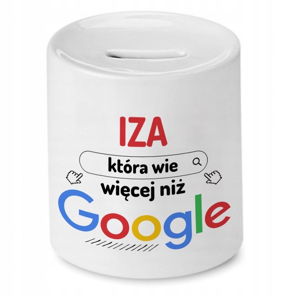 Skarbonka 330 ml Dla Kaliny Córki Dziecka z Nadrukiem ze Zdjęciem ...