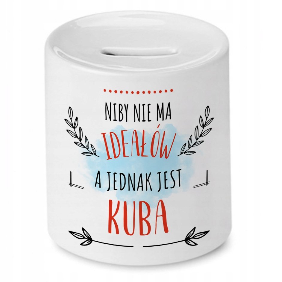 Skarbonka dla Kuby na Urodziny na Prezent z Nadrukiem ze Zdjęciem - PoliDraw | Sklep EMPIK.COM