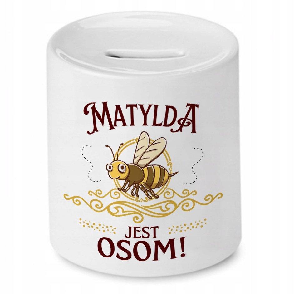 Skarbonka Dla Matyldy Idealny Urodziny Prezent z Nadrukiem ze Zdjęciem ...