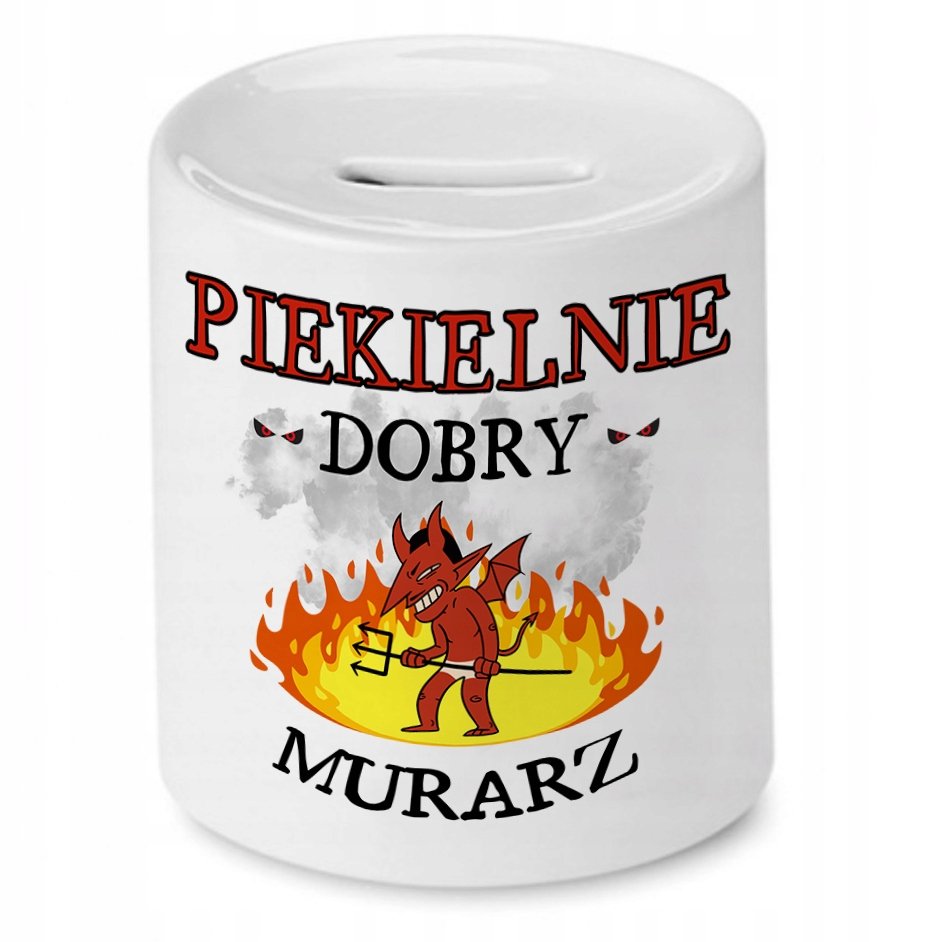 Skarbonka Dla Murarza na Urodziny na Prezent z Nadrukiem ze Zdjęciem ...