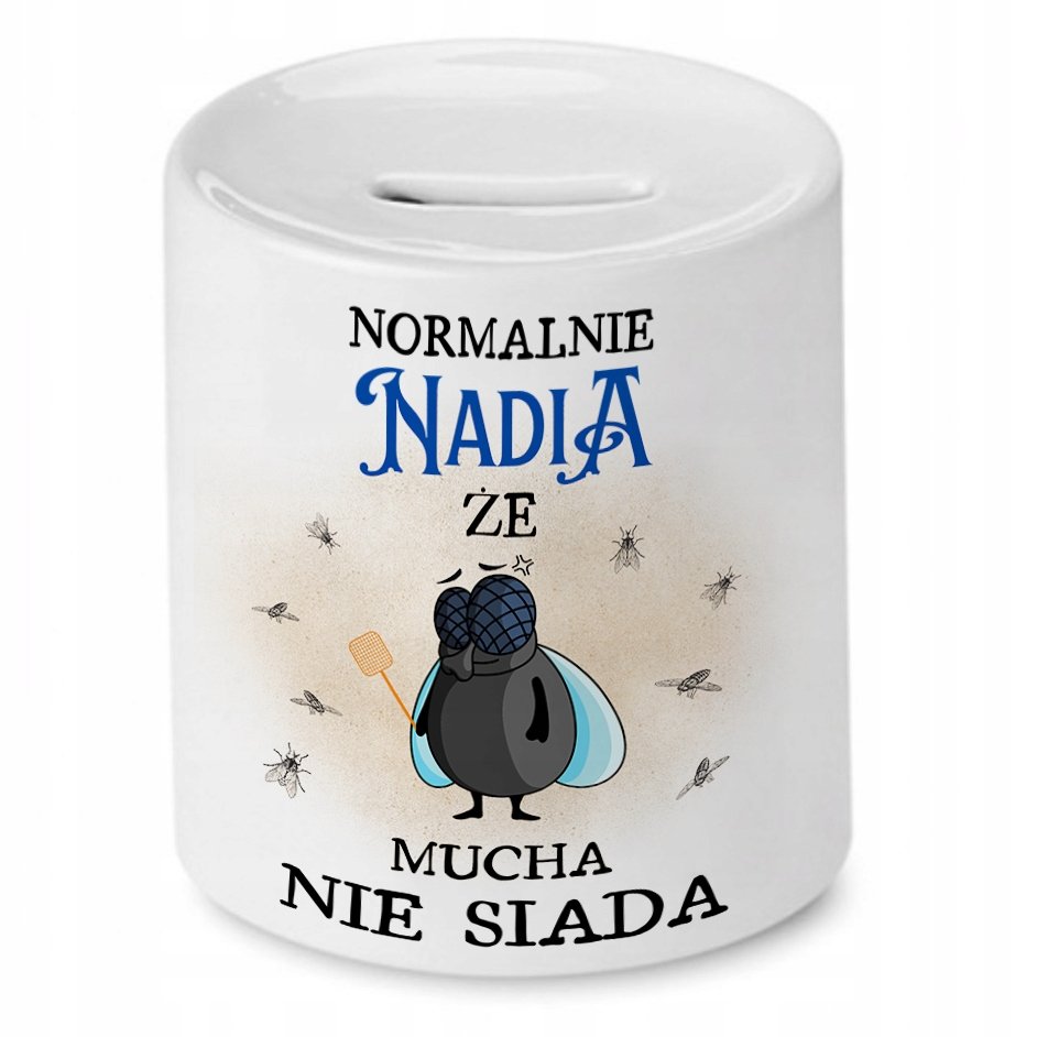 Skarbonka Dla Nadii na Urodziny Idealny Prezent z Nadrukiem ze Zdjęciem ...