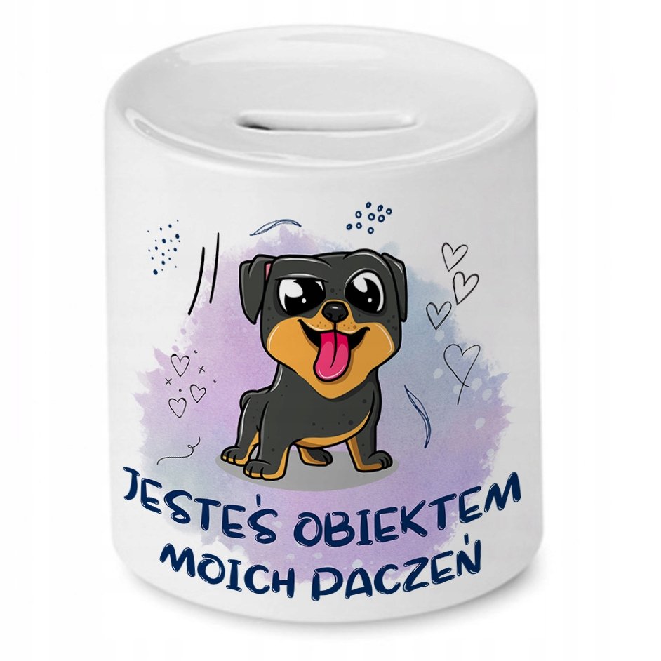 Skarbonka Z Pieskiem Piesek Psiak na Prezent z Nadrukiem ze Zdjęciem ...