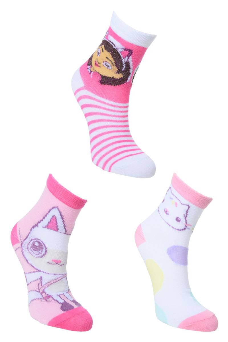 Skarpetki dla dziewczynki Koci Domek Gabi rozmiar 31/34 - DREAMWORKS | Sklep EMPIK.COM