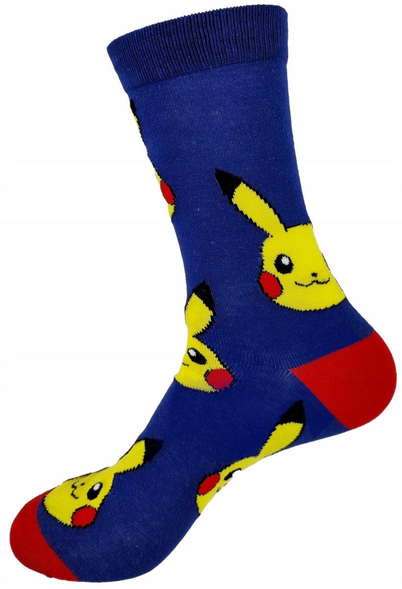 Skarpetki tkane pokemon pikachu 40-45 - DKM | Moda Sklep EMPIK.COM
