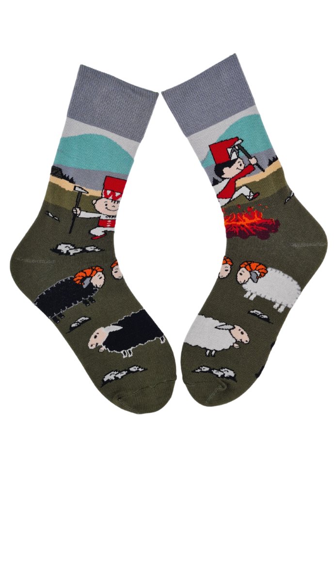 Skarpety długie Bolek i Lolek w górach 43-46 Geek Socks - Geek Socks ...