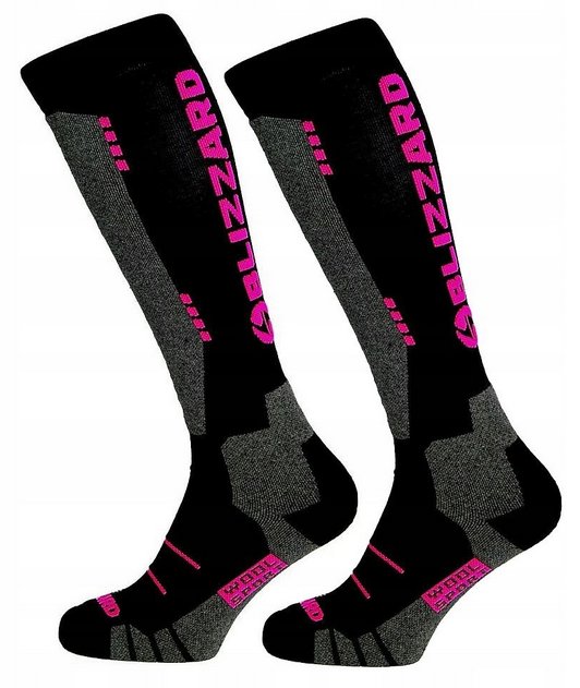 Skarpety narciarskie Blizzard Sport black/pink 33-35 EU - Blizzard ...