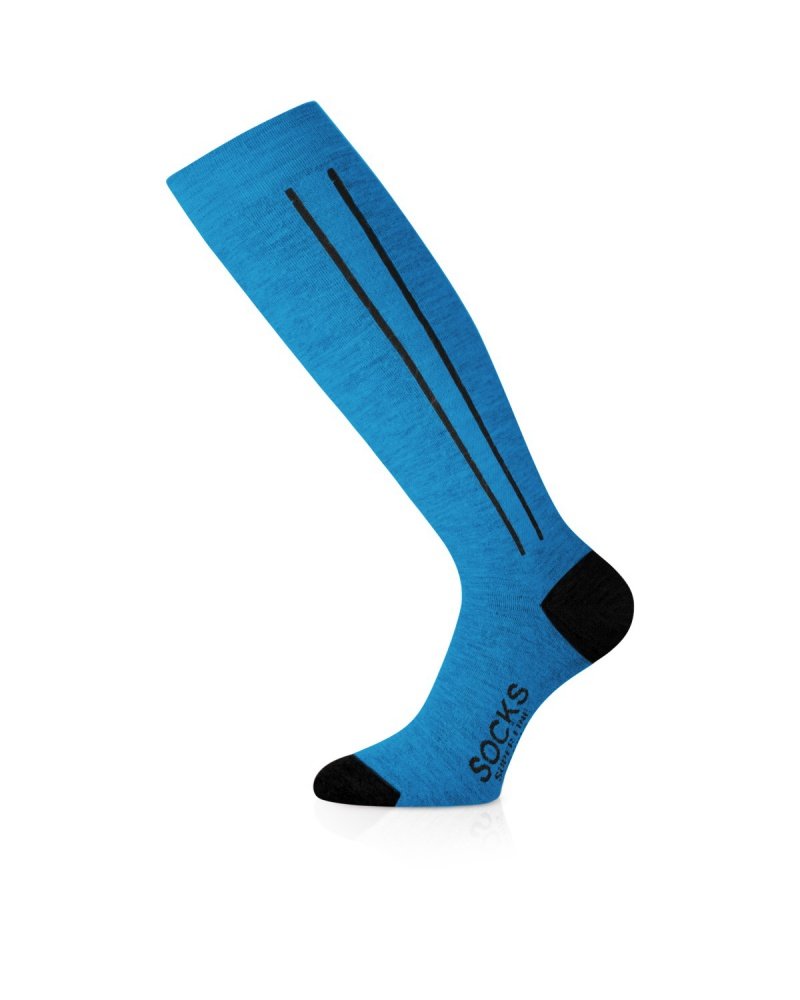 Skarpety Narciarskie Lasting Fwc 85% Merino Wool Niebieski (519) M (38 ...