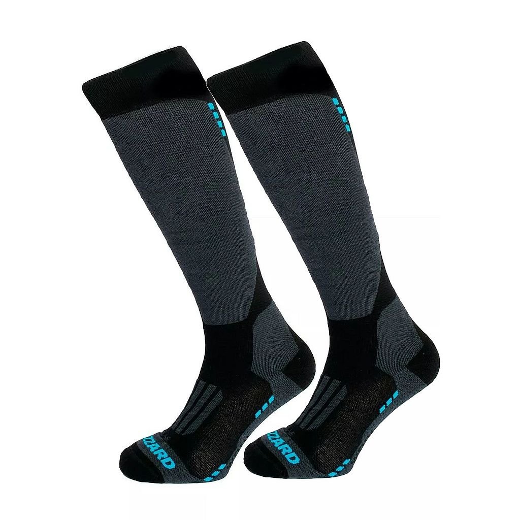 SKARPETY ZIMOWE BLIZZARD WOOL PERFORMANCE SKI BLACK/BLUE 39/42 ...