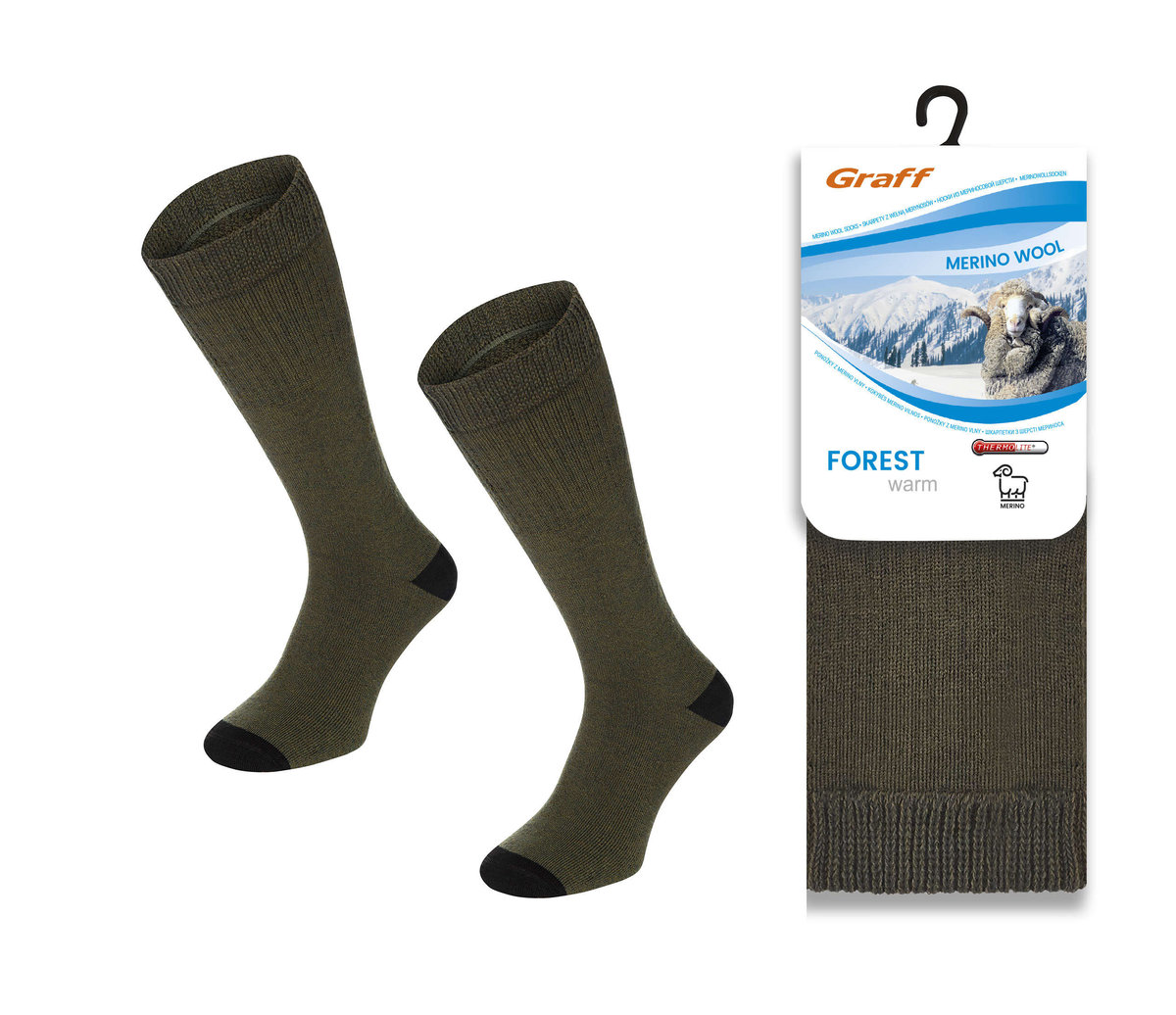 Skarpety zimowe Graff Forest Warm Merino - Graff | Sport Sklep EMPIK.COM