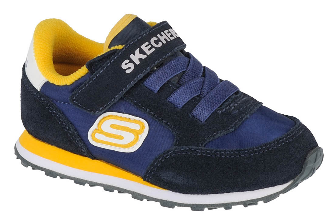 Skechers, Buty sportowe chłopięce, Retro Sneaks-Gorvox 97366N-NVGD ...