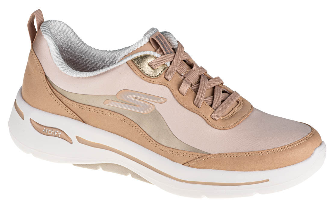 Skechers, Buty sportowe damskie, Go Walk Arch Fit Golden Era 124488-TAN, beżowe, rozmiar 38 1/2 ...