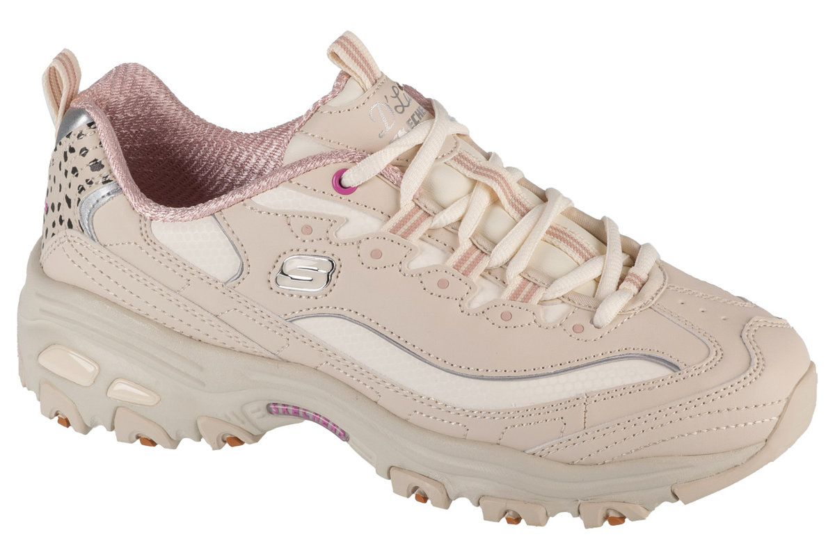 Skechers D'Lites - Wildcats 150236-NTPK, Damskie, buty sneakers, Beżowy ...