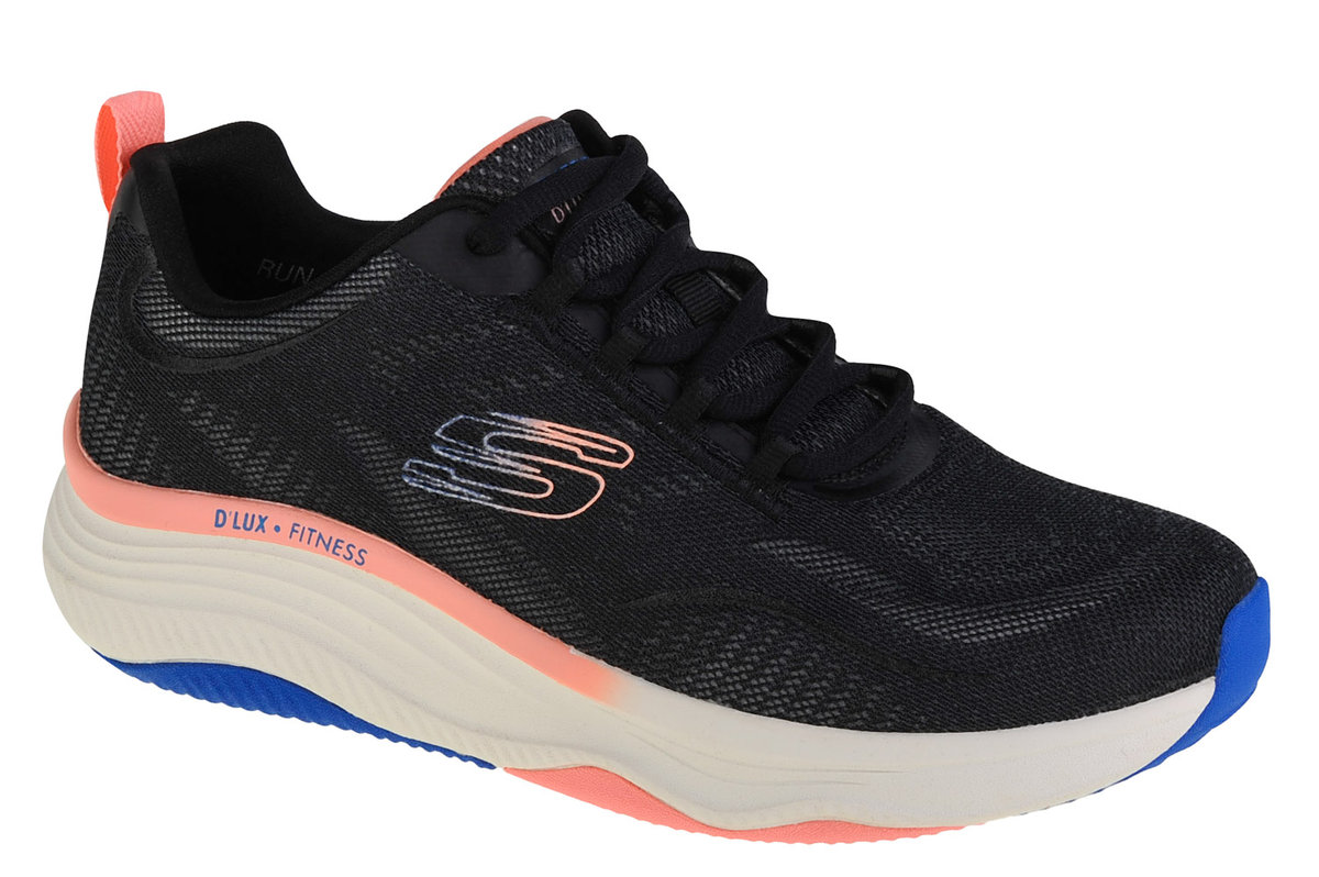 Skechers D' Lux Fitness 149833-Bkmt, Damskie, Buty Treningowe, Czarne ...