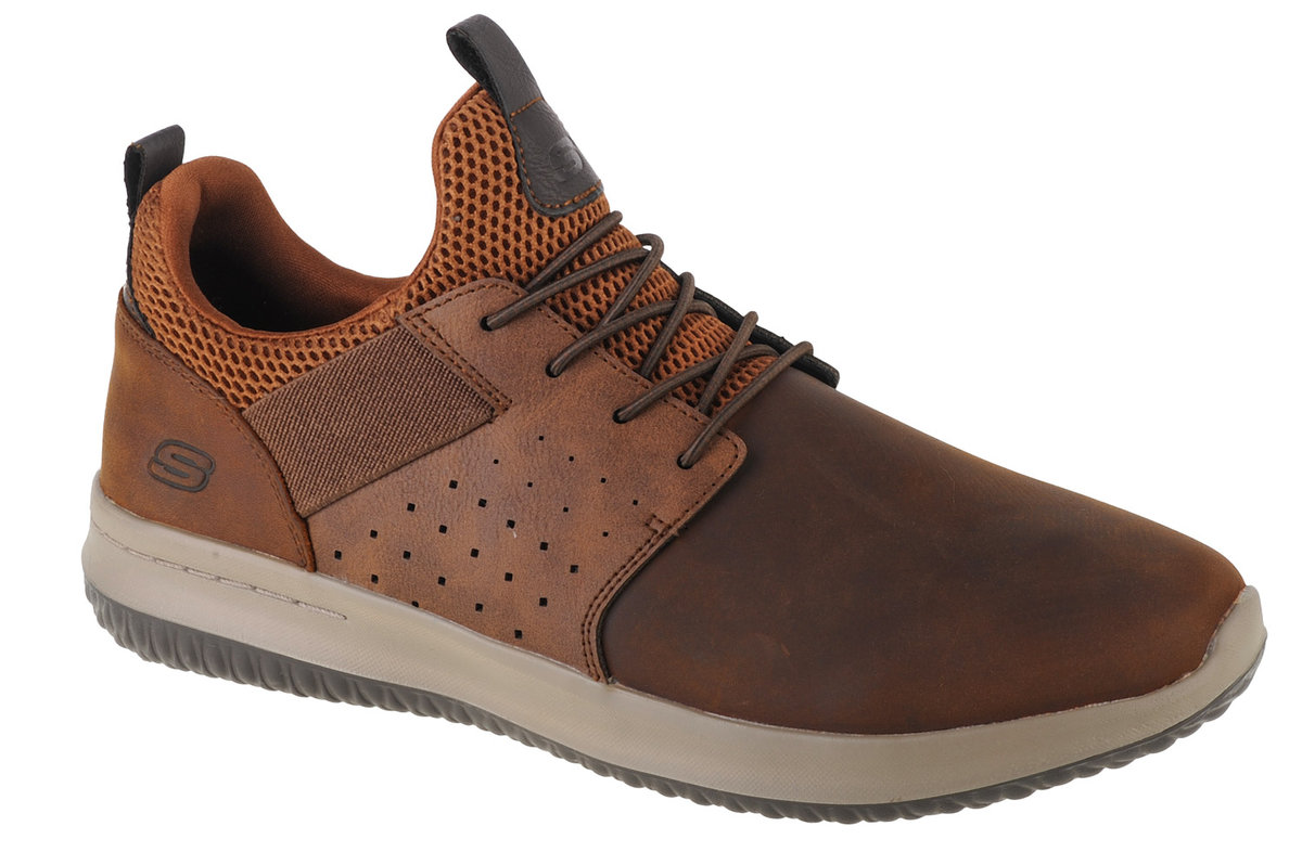 Skechers Delson Axton 65870-Cdb, Męskie, Półbuty, Brązowy - SKECHERS ...