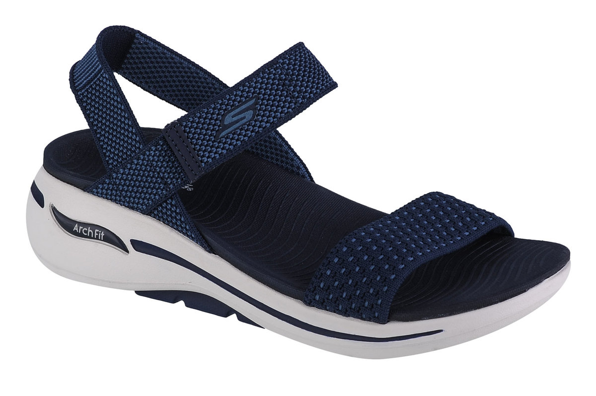 Skechers Go Walk Arch Fit Sandal - Polished 140264-NVY, Damskie ...