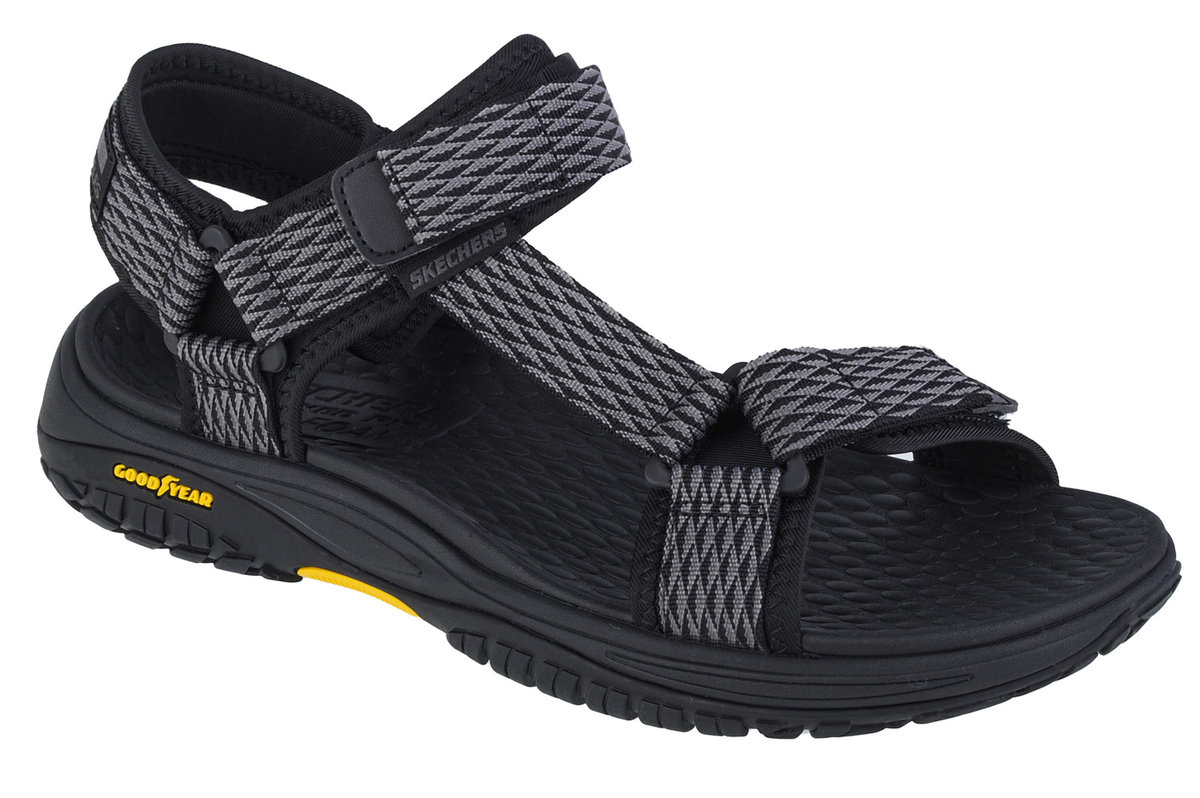 Skechers Lomell - Rip Tide 204351-BKGY, Męskie, sandały, Szary ...