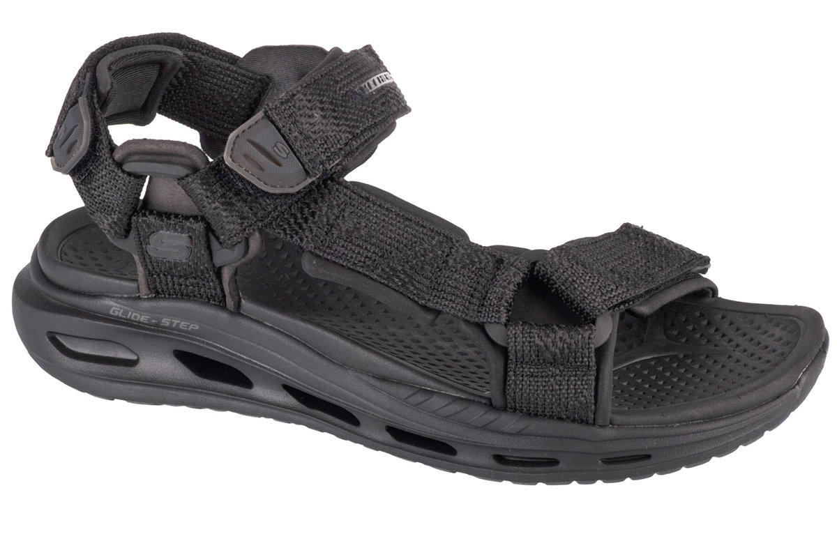 Skechers Orvan SD - Azusa 210547-BBK, Męskie, sandały, Czarne ...