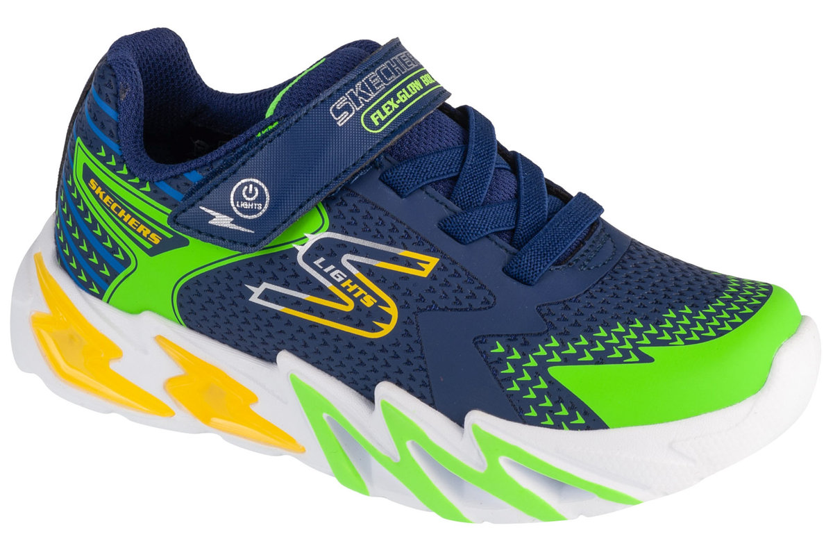 Skechers S-Lights: Flex-Glow Bolt 400138L-NVMT, dla chłopca, buty ...