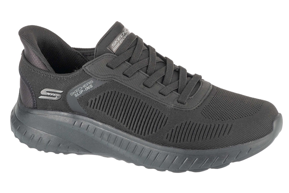 Skechers Slip-Ins: BOBS Squad Chaos - Solid Step 118312-BBK, Męskie, buty sneakers, Czarne ...