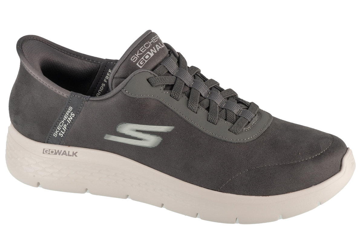 Skechers Slip-Ins: GO Walk Flex - Smooth Motion 216326-GRY, Męskie, buty sneakers, Szary ...