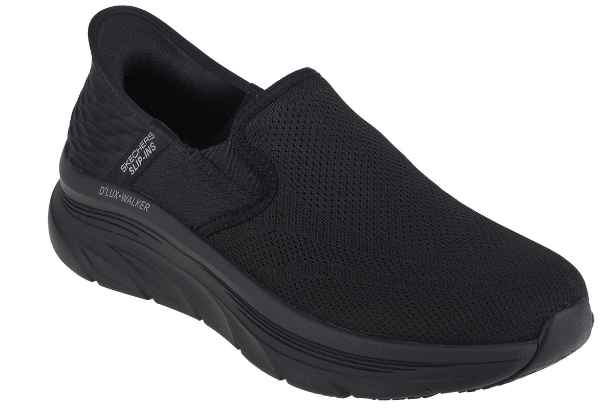 Skechers Slip-Ins Rf: D'Lux Walker - Orford 232455-Bbk, Męskie, Buty Sneakers, Czarne - SKECHERS ...
