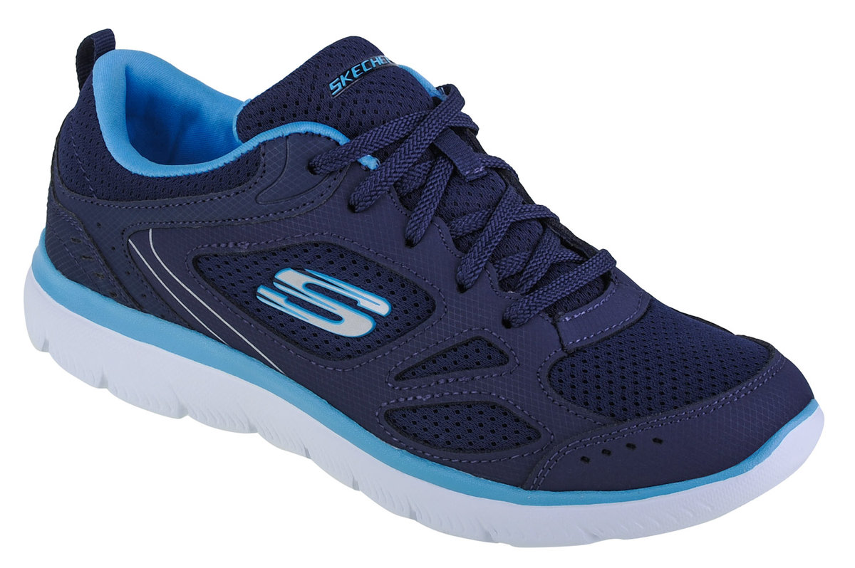 Skechers Summits Suited 12982-NVBL, Damskie, buty sneakers, Granatowy ...