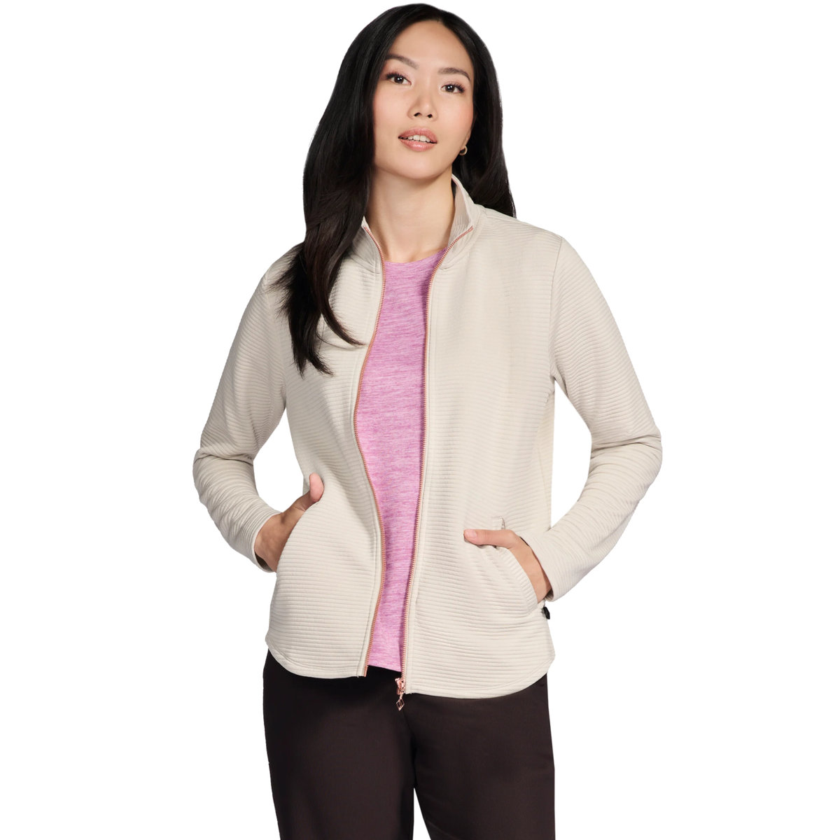 Skechers The Hoodless Hoodie GoWalk Shine Jacket JA78-NTTN, Kobieta ...