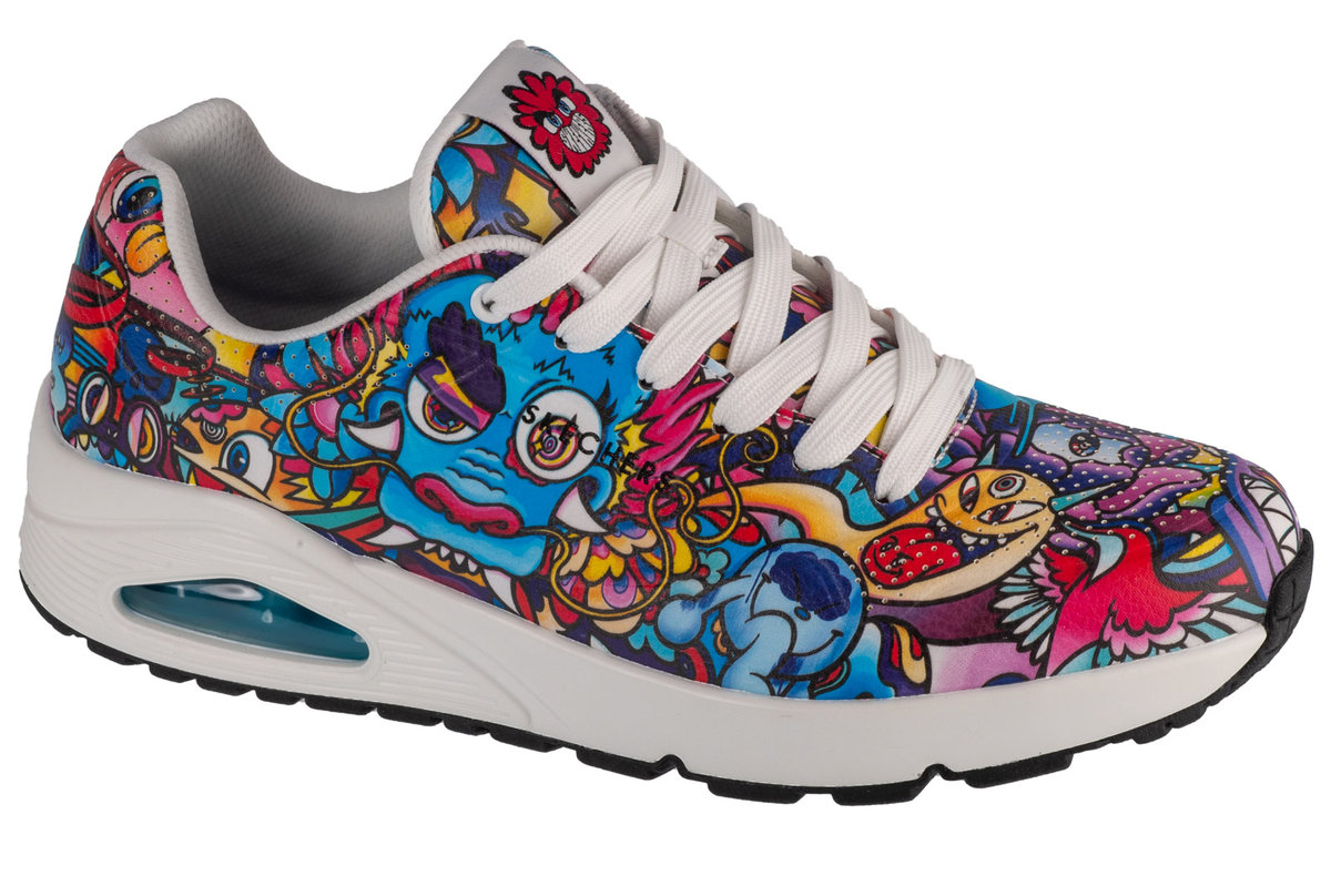 Skechers Uno - Color Doodle 183500-MLT, Męskie, buty sneakers ...