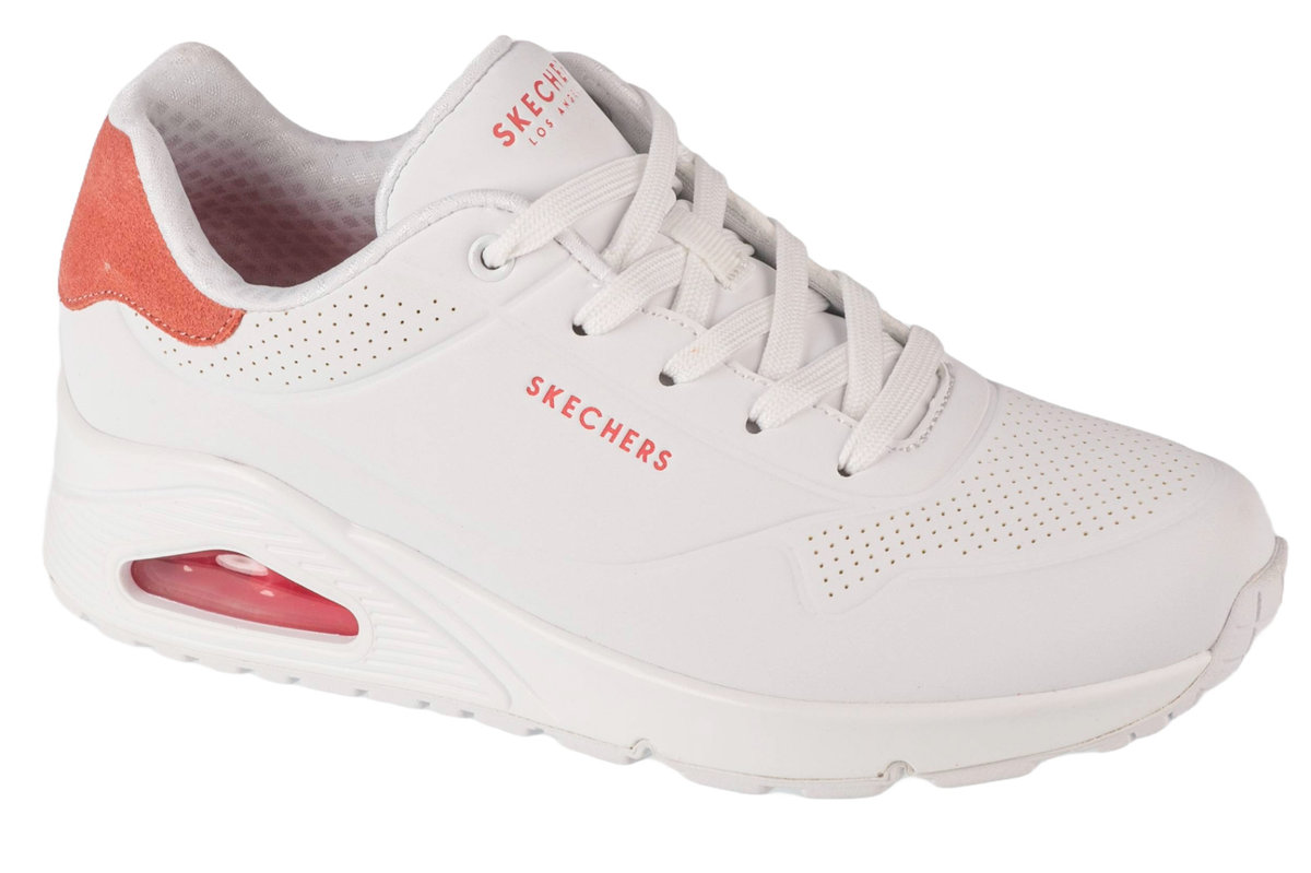 Skechers Uno - Pop Back 177092-WCRL, Damskie, buty sneakers, Biały - SKECHERS | Sport Sklep ...
