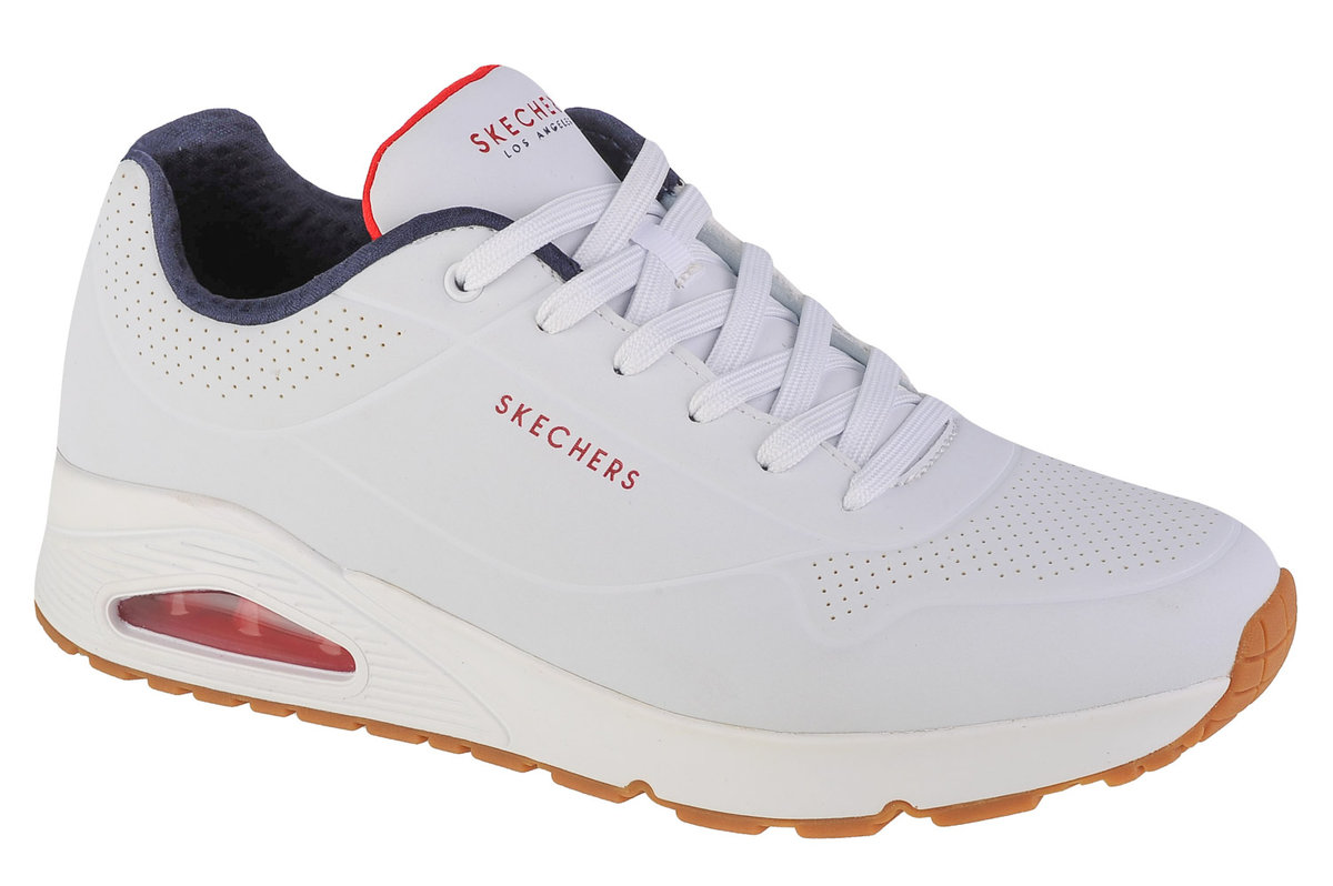 Skechers Uno-Stand On Air 52458-WNVR, Męskie, buty sneakers, Biały ...
