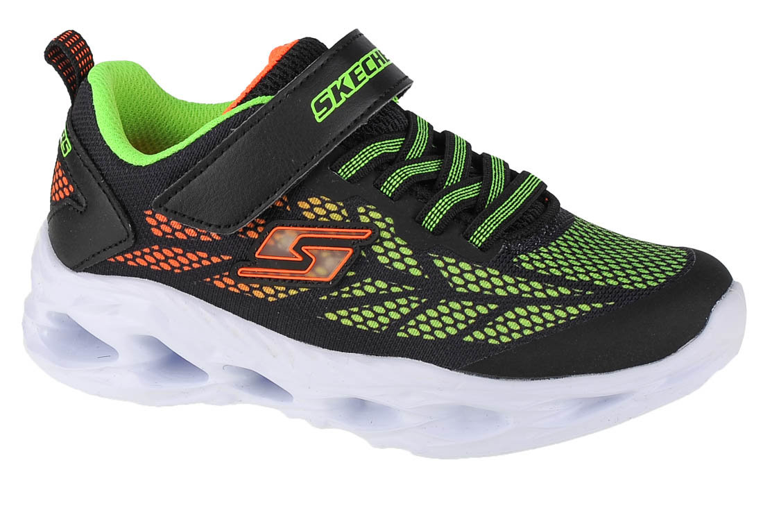 Skechers Vortex-Flash 400030L-BKLM, dla chłopca, buty sportowe, Czarne ...