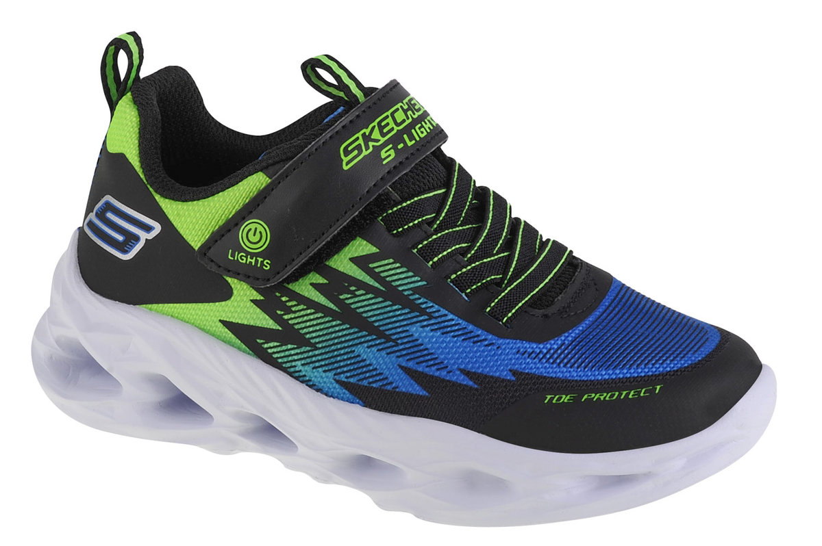 Skechers Vortex-Flash 400600L-Bblm, Dla Chłopca, Buty Sportowe, Czarne ...