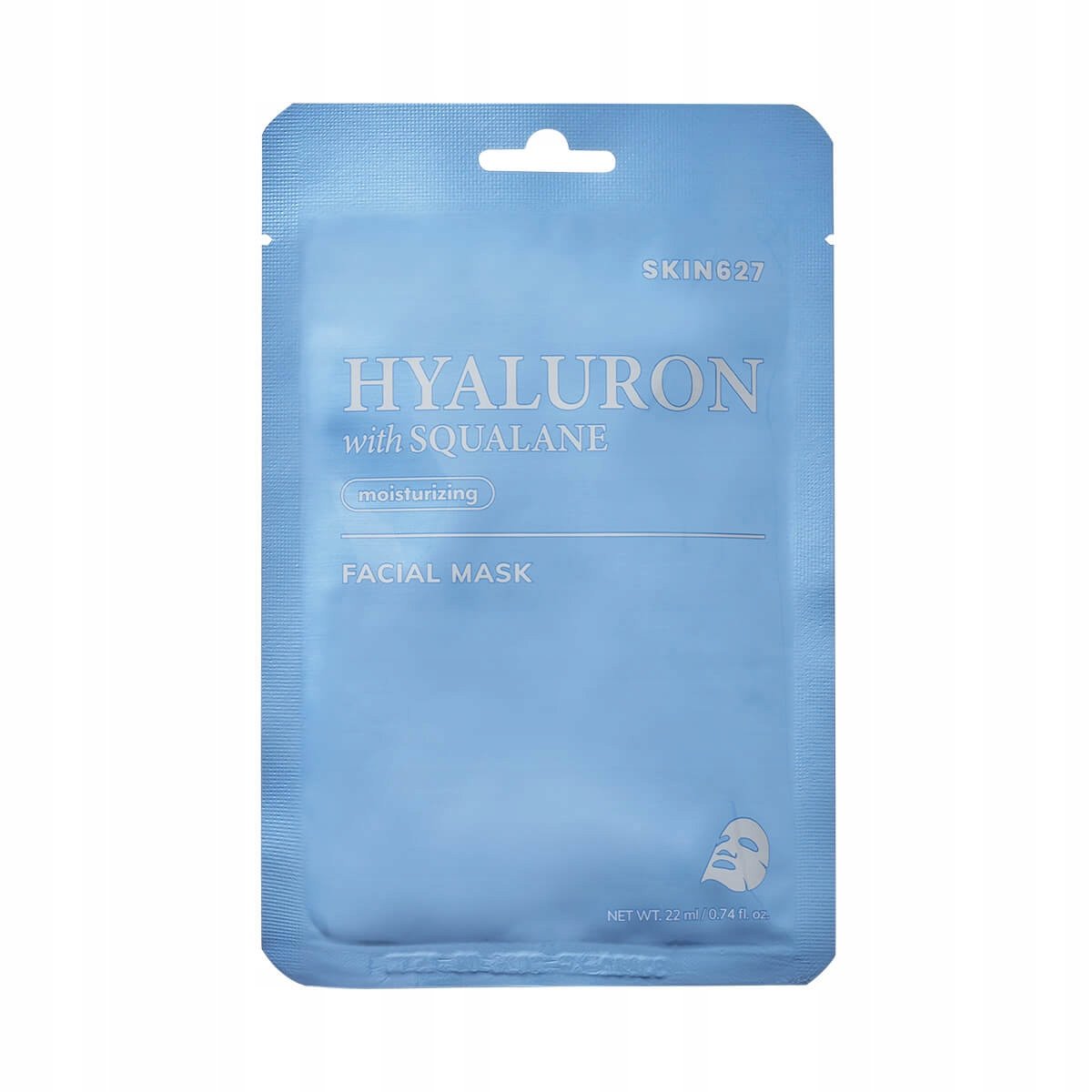 Skin627, Kwas Hialuronowy I Skwalan, Nawilżająca Maska Do Twarzy, 22 Ml ...