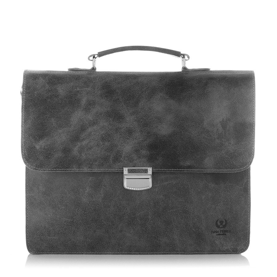 Skórzana Torba Męska Na Ramię Paolo Peruzzi Vintage S-04-Gr - Paolo ...