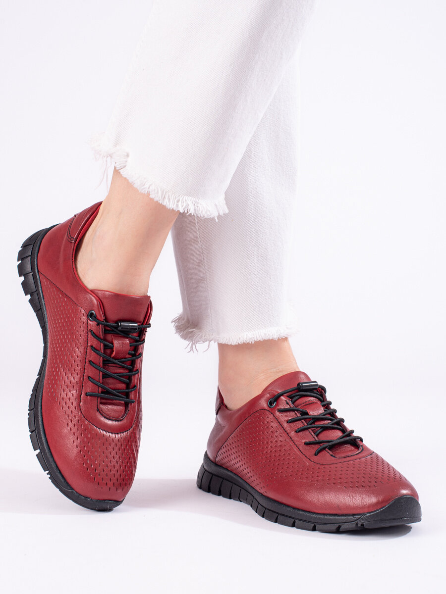 Skórzane bordowe buty sportowe T.Sokolski-36 - Inna marka | Sport Sklep EMPIK.COM