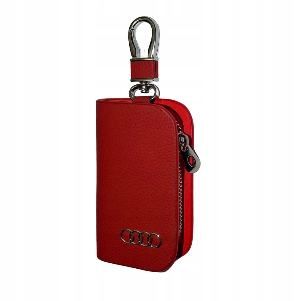 SkÓrzane Etui Na Klucze Audi Logo Kluczyk Samochodowy Elegancki