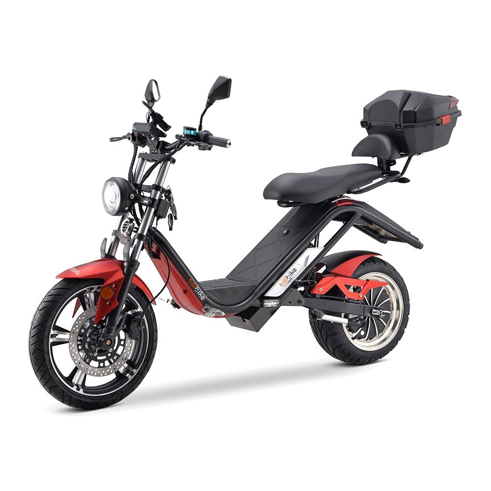 Skuter elektryczny BILI COCO DYNAMIC 17/13 czarno/czerwony - Bili Bike | Motoryzacja EMPIK