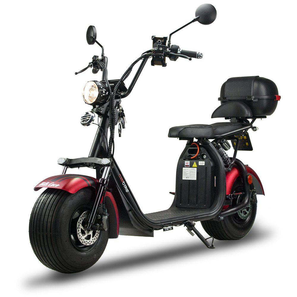 Skuter elektryczny BILI COCO STRONG 2000W -czerwony - Bili Bike ...