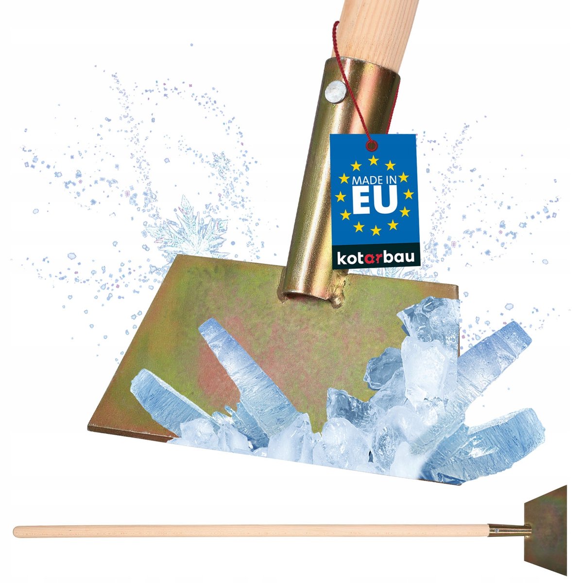 SKUWACZ 170MM ZDZIERAK SKROBAK ZBIJAK ROZBIJAK OSTRY DO LODU ŚNIEGU Z ...