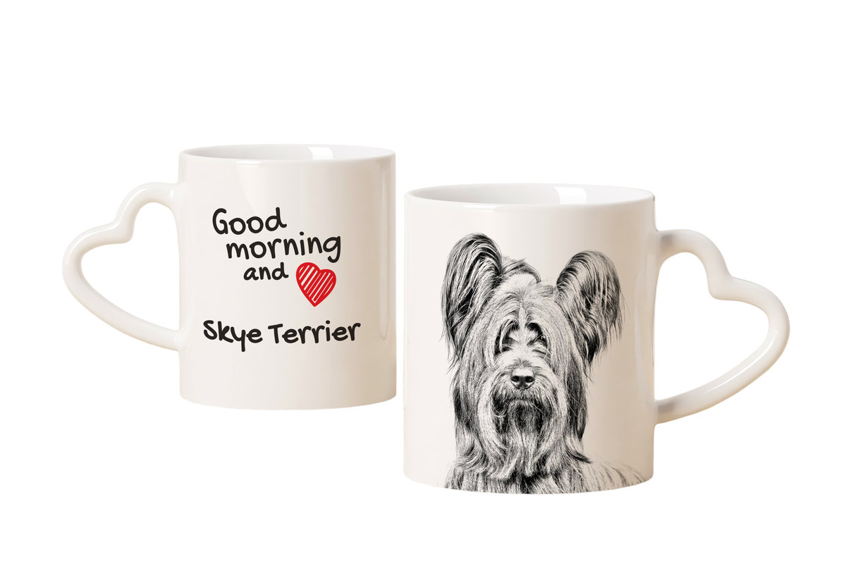Skye Terrier kubek z psem good morning serce Art-Dog - Inna marka ...