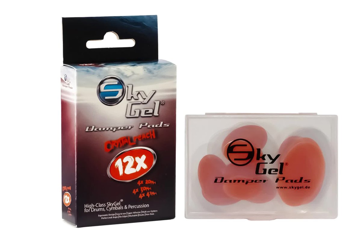 SKYGEL Damper Gel Pads 12 pcs (Crystal Peach) - Inny producent | Muzyka ...